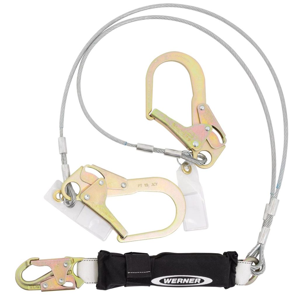 Buy Werner Fall Protection C461220LE Twin Leg Cable Leading Edge ...