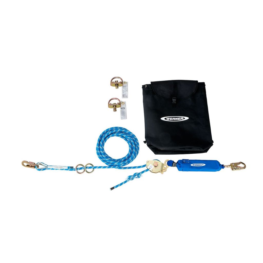 Buy Werner Fall Protection L120100 100FT 2-Man Rope Horizontal Lifeline ...