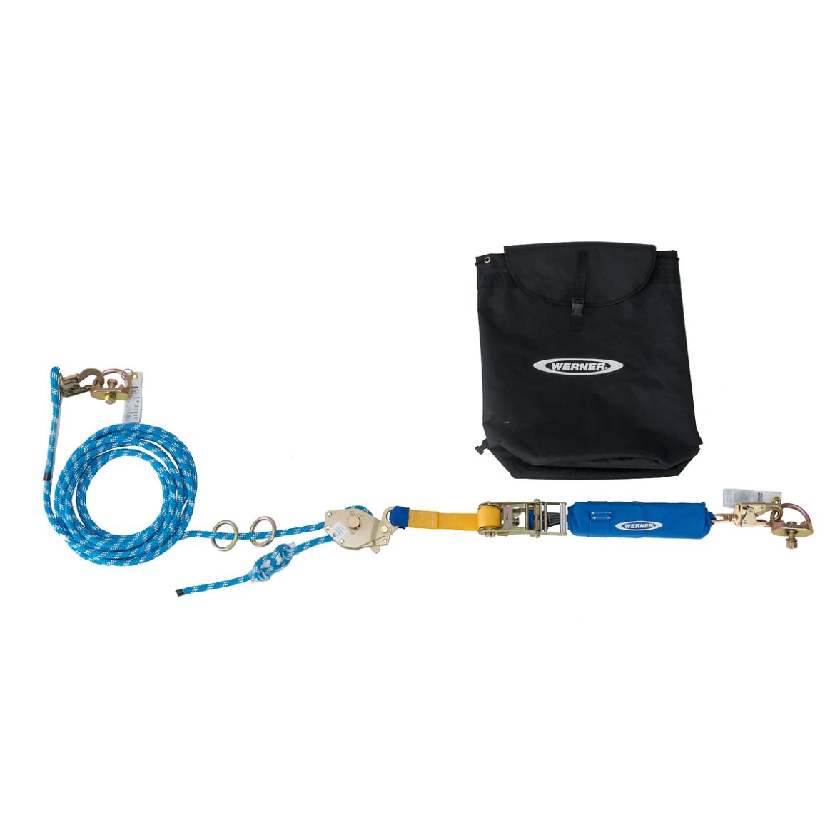 Buy Werner Fall Protection L122030 30FT 2-Man Rope Horizontal Lifeline ...