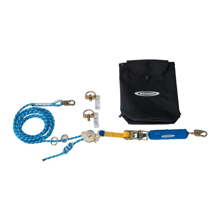 Buy Werner Fall Protection L122060 60FT 2-Man Rope Horizontal Lifeline ...