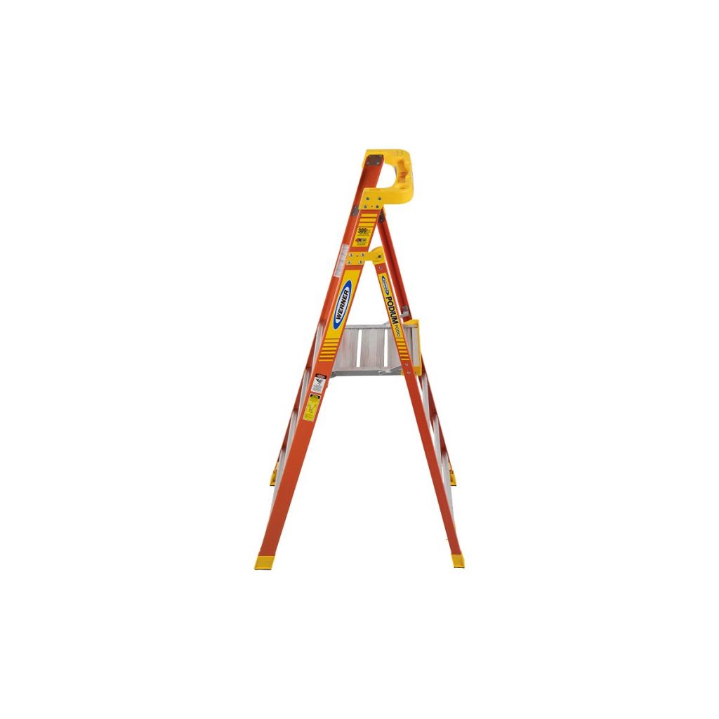 Buy Werner PD6200 Series – Type IA Fiberglass Podium Ladders - Podium ...