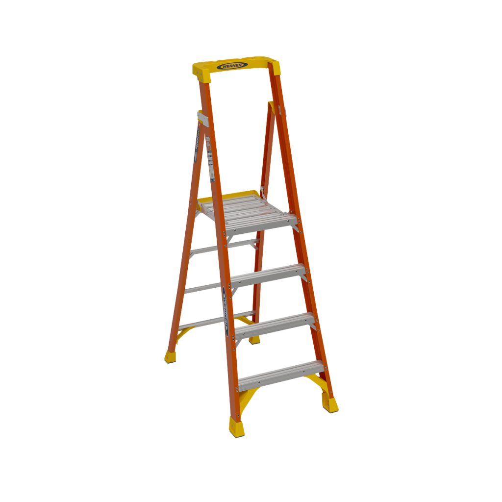 Buy Werner Fiberglass Podium PD6200 Series Ladders - Podium Ladder in ...